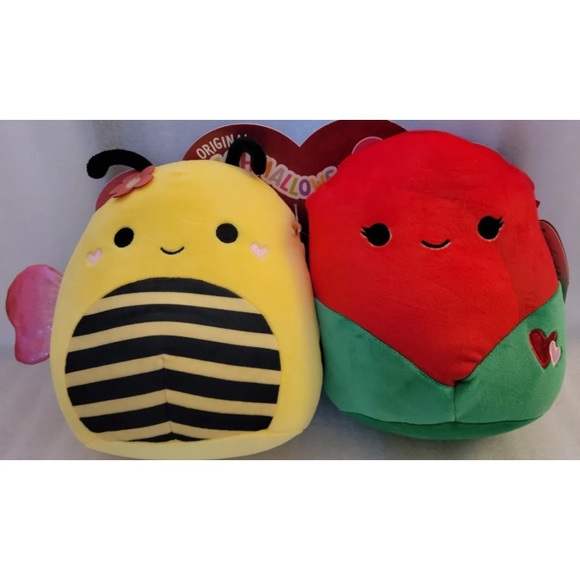 Squishmallows | Toys | 223 Squishmallow 8 Valentine Set Sunny The Bee ...